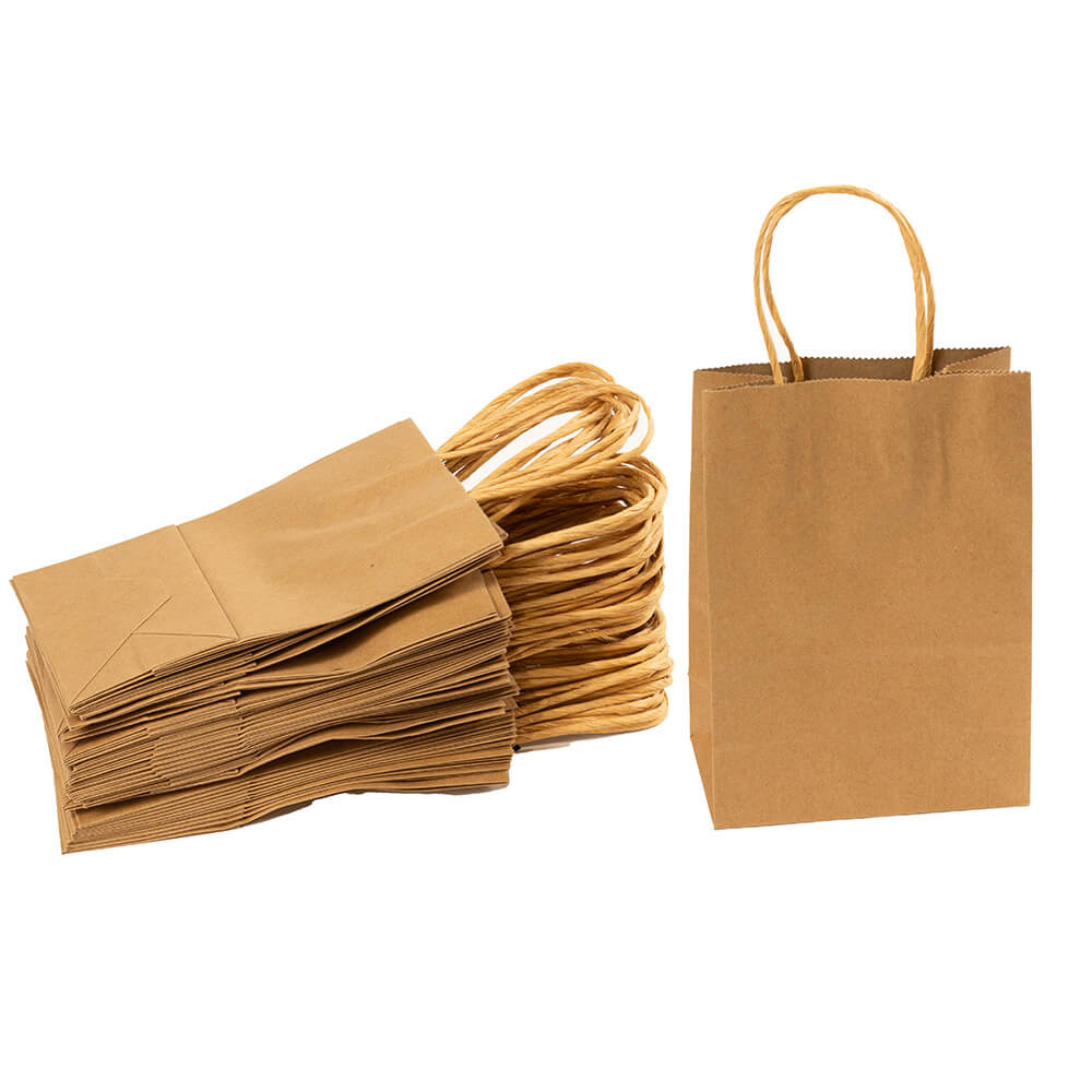 14 x 8 x 20 cm Brown Paper Bags - Paper Boss