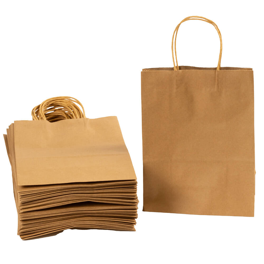 20 x 10 x 26 cm Brown Paper Bags Bulk Buy - Paper Boss