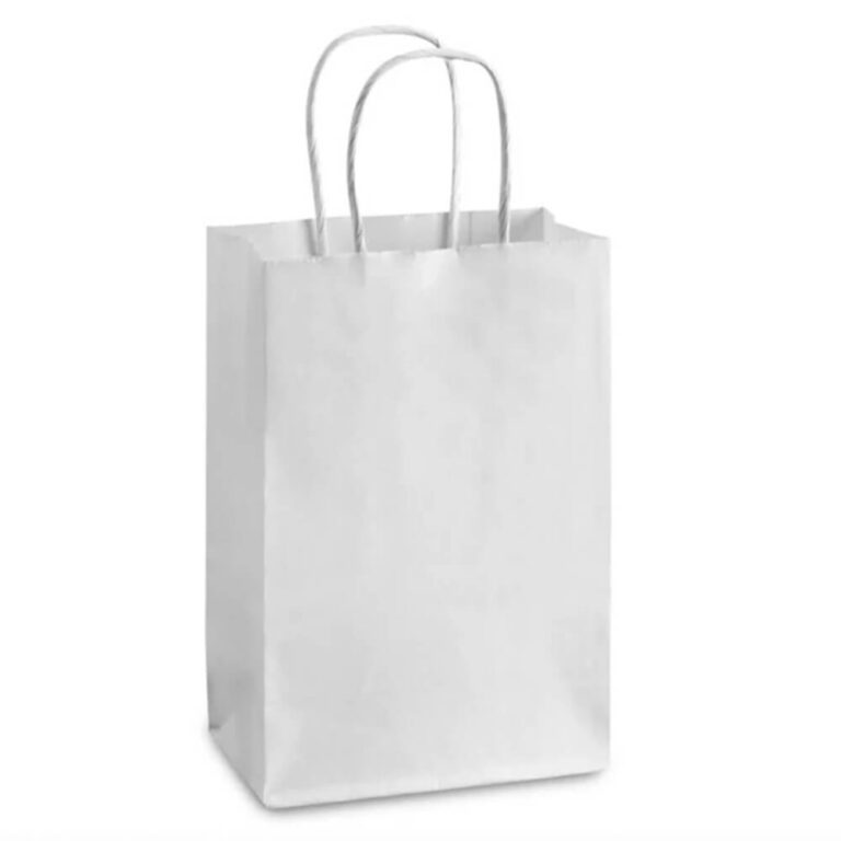 White Paper Bags Wholesale - Paper Boss