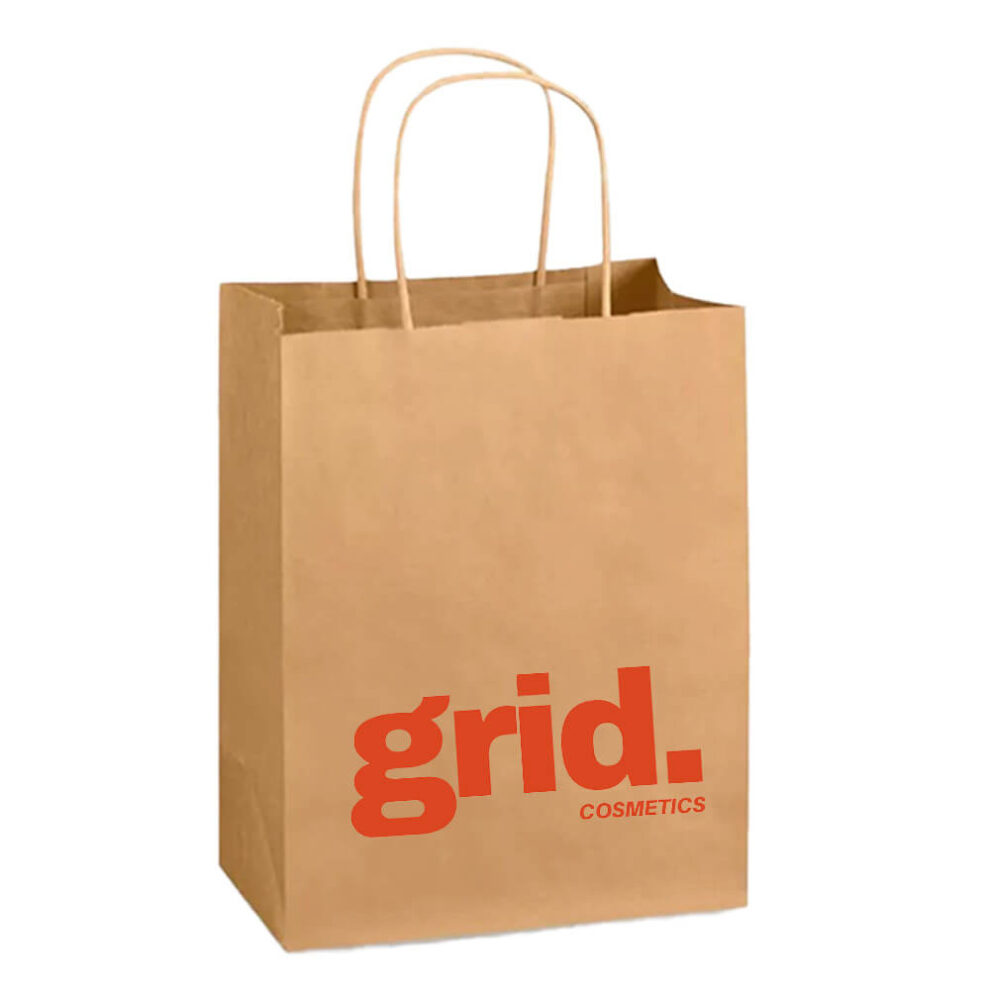Custom Printed Kraft Paper Bags - Paper Boss