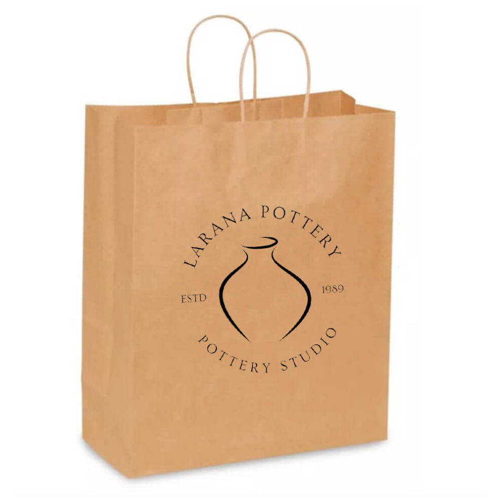 Custom Printed Kraft Paper Bags - Paper Boss
